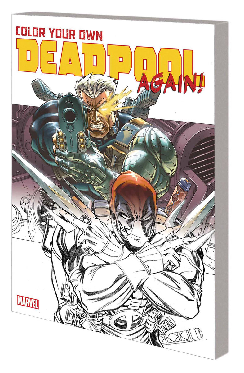 deadpool coloring book pages