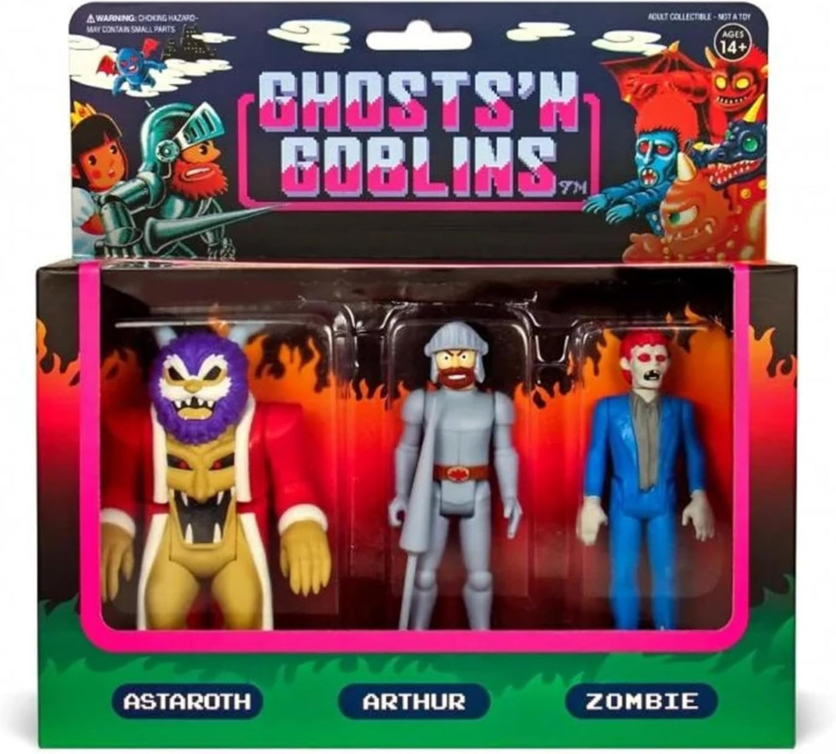 Ghosts 'n Goblins Reaction Action Figure 3-Pack – The Nerdporium