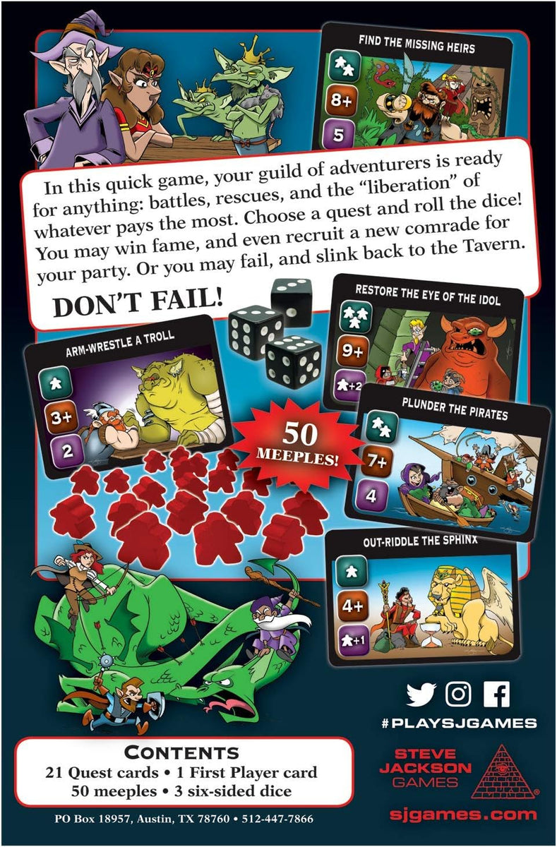 Hack and Slash (Steve Jackson Games) – The Nerdporium