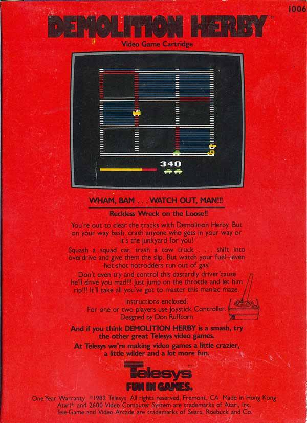 Demolition Herby (Atari 2600) – The Nerdporium