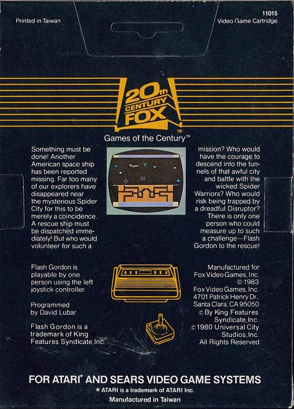 Flash Gordon (Atari 2600) – The Nerdporium