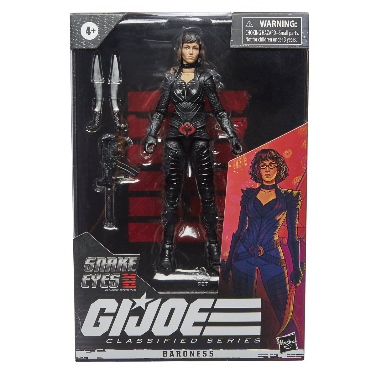 G.I. Joe Classified Series 6-Inch Snake Eyes: G.I. Joe Origins Barones ...