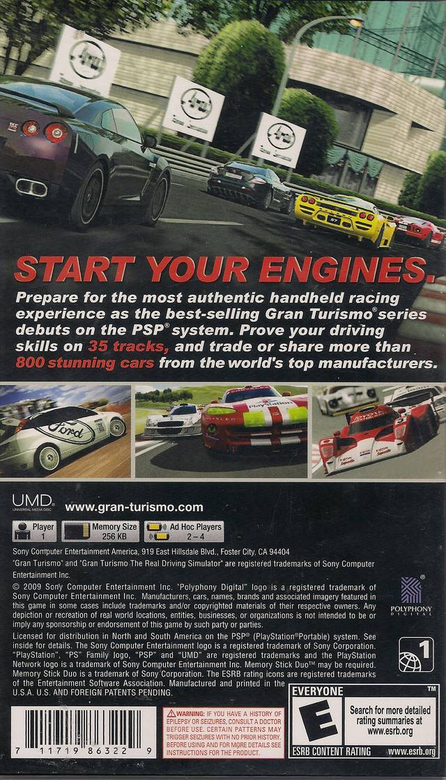 Gran Turismo: The Real Driving Simulator (PSP Greatest Hits) – The ...