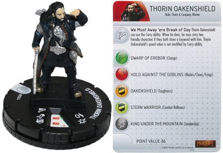 Heroclix - Hobbit: An Unexpected Journey - Thorin Oakenshield #004 ...