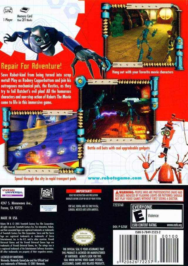 Robots (GameCube) – The Nerdporium
