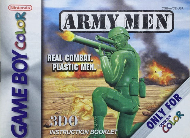 Army Men (Game Boy Color) [Instruction Booklet/Manual Only] – The ...