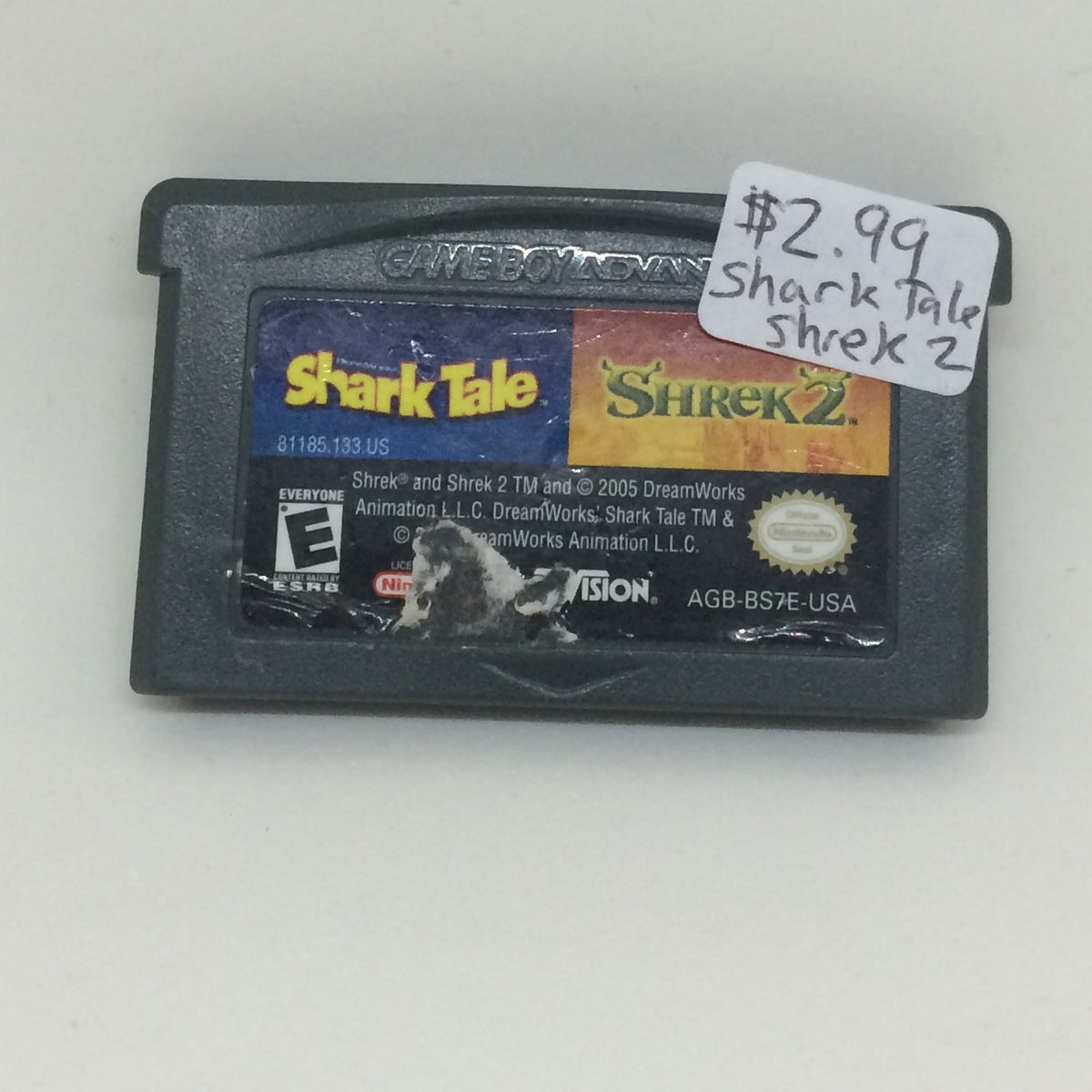 2 In 1 Game Pack: Shrek 2 / Shark Tale (GBA) – The Nerdporium